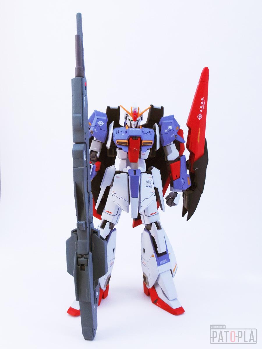 HGUC 1/144 Zガンダム 改修・全塗装 (Ver.pato _2.0) 製作 完成 俺の体をみんなに貸すぞ！ - ぱとぷら